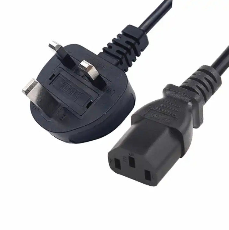 HENG WELL UK 3 Pin Power Cord For Consumer Electronics 220V - 250V 13A