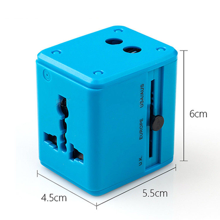 Customized Travel Power Adapter With 4 USB And Type C Electrical Plug ...