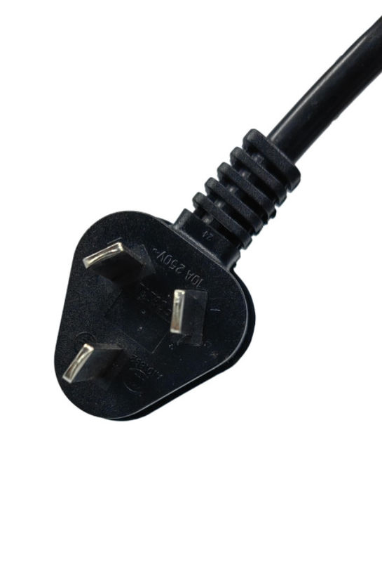 3 Prong China Power Cord 16A Plug Cable 10A 250V Black White Grey ...