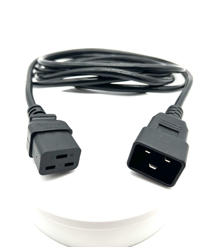 IEC C19 to C20 Extension Electrical 220V 16A 3.0m Extension Power Cord