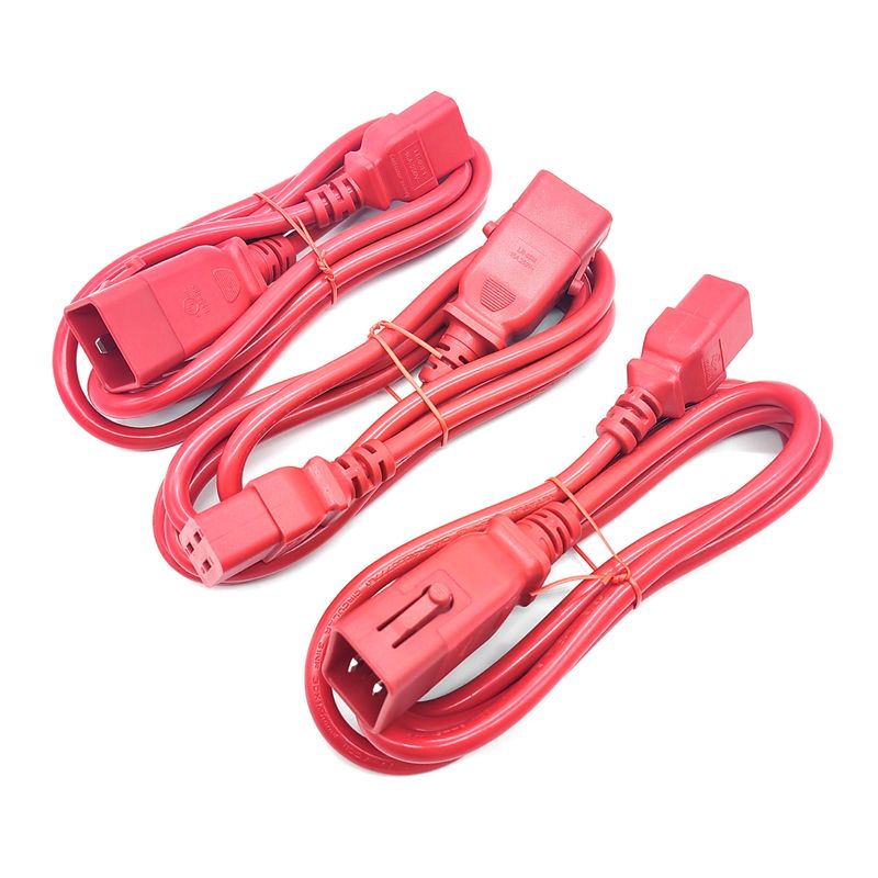Custom 250V 16A Extention Cord UL Standard C19 to C20 With Lock