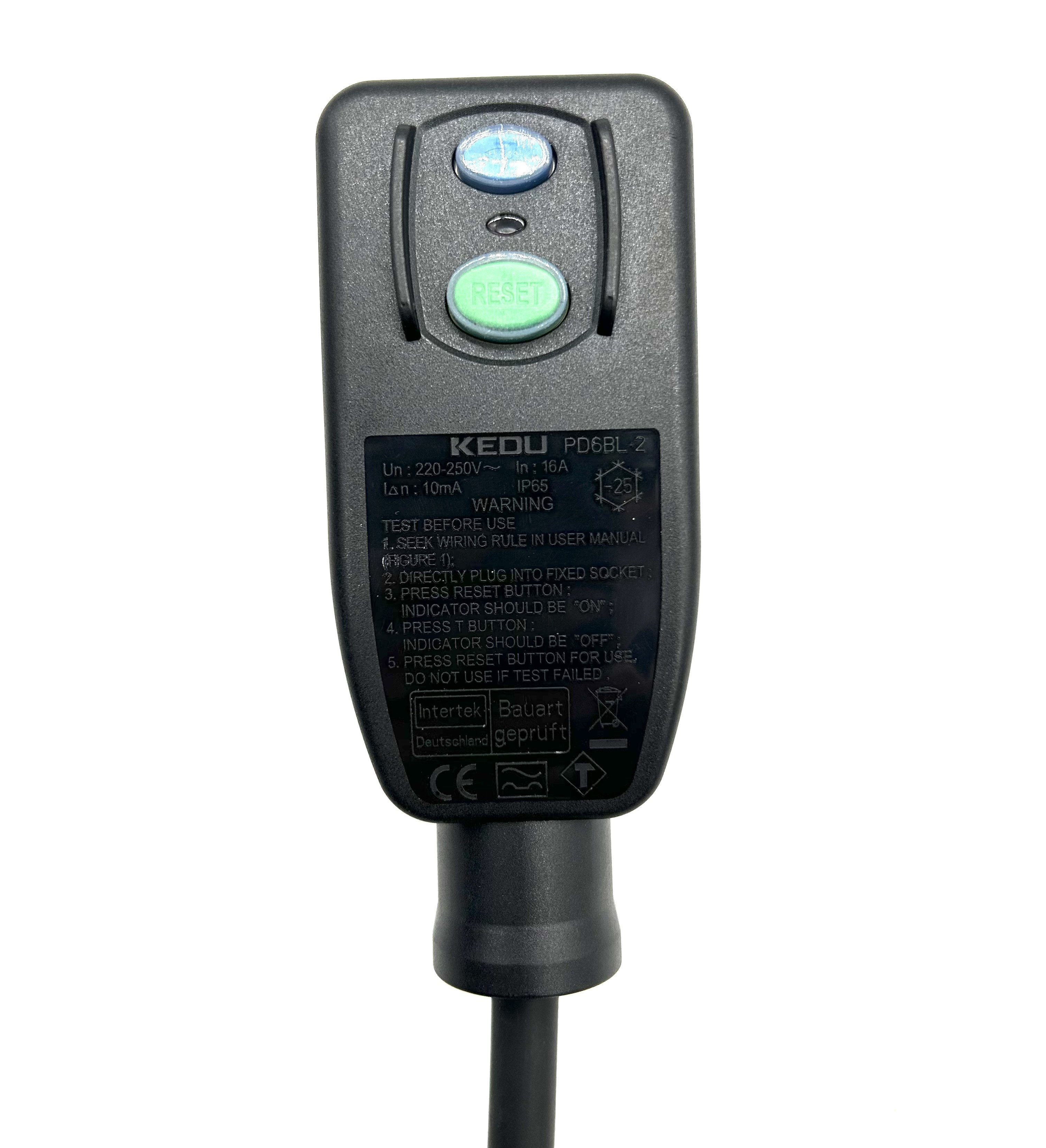IP65 Indicator Light GFCI/RCD 16A for Fast Power Cut Off and Electric ...